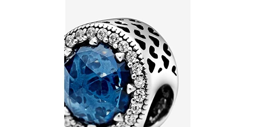 Pandora Sparkling Dark Blue Charm