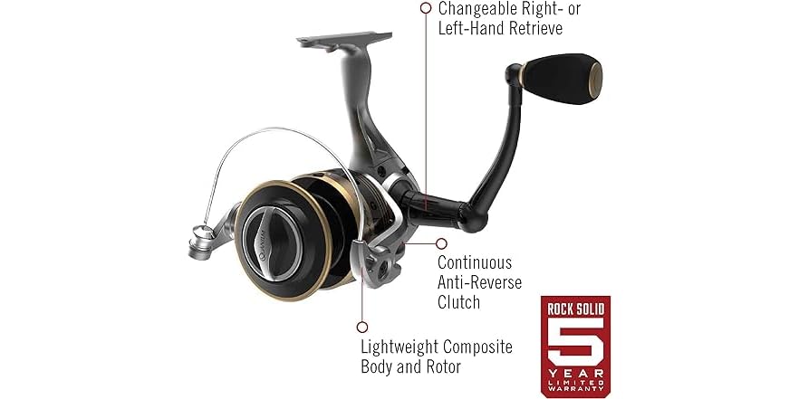 Quantum Strategy Fishing Rod Combo 60 Reel - 7'0" Mh 2pc Rod