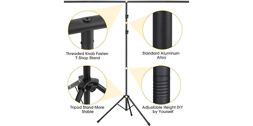 Coliflor Green Screen Backdrop with Stand