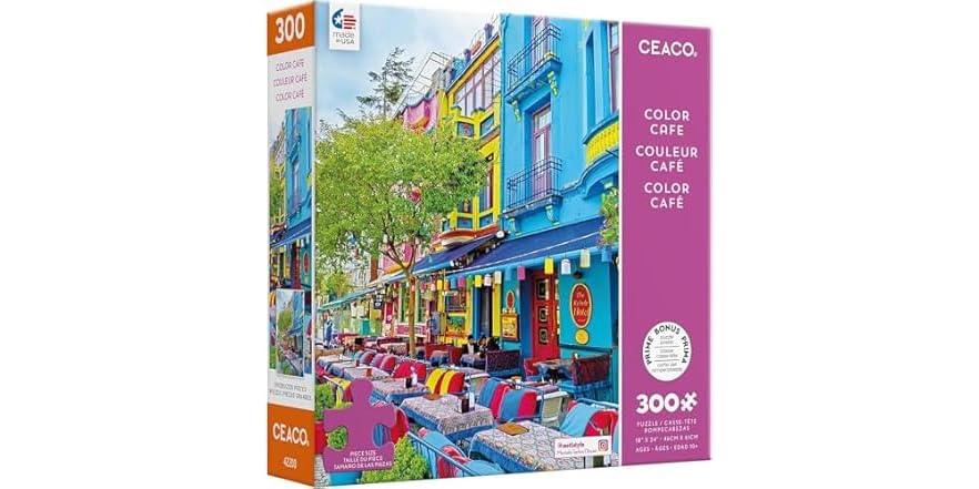 Ceaco Color Café 300 Piece Jigsaw Puzzle