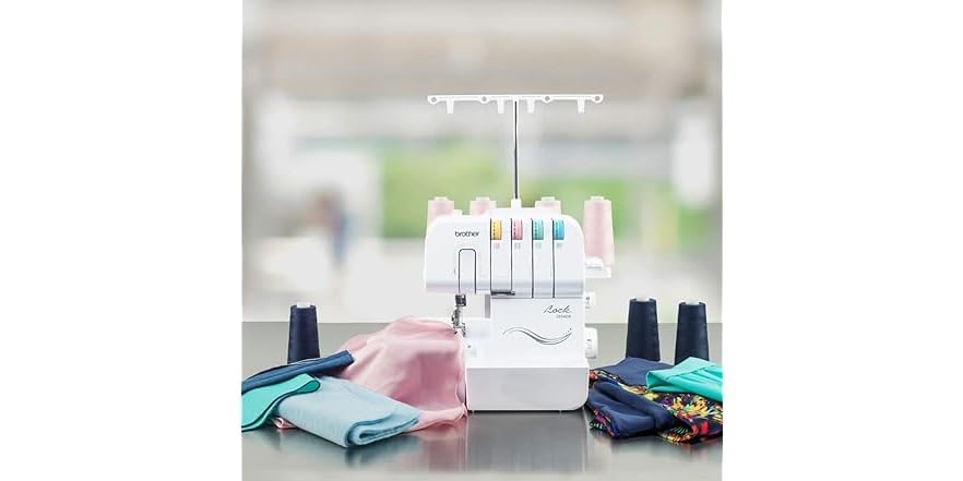 Brother Serger 1034DX, Durable Metal Frame Overlock Machine, 1,300 ...