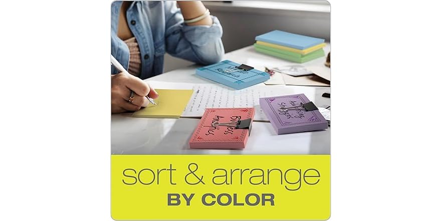 Oxford Blank Color Index Cards