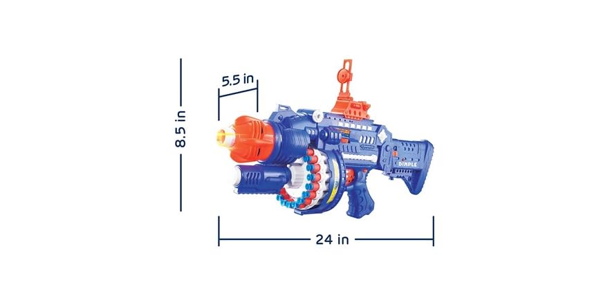 Foam Dart Rapid Rotating Attack Blaster