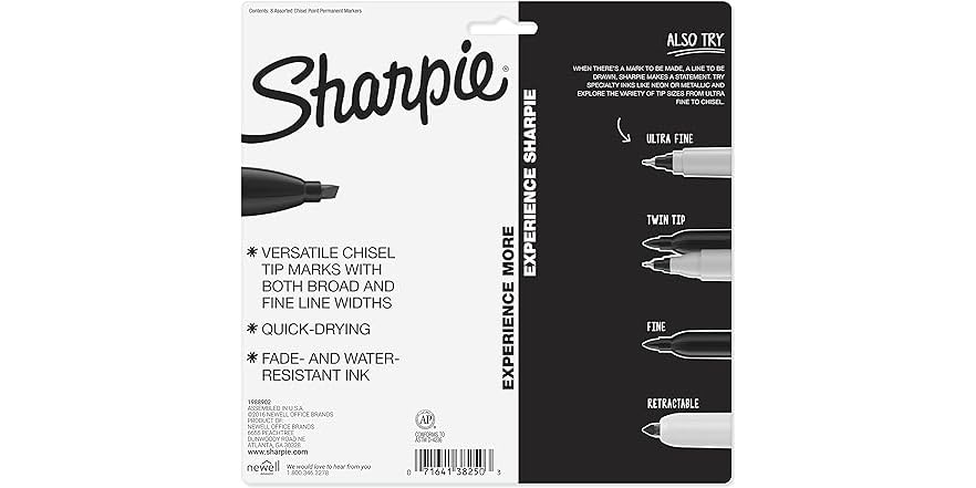 SHARPIE Permanent Markers Classic Colors