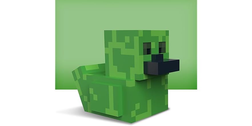 TUBBZ Vinyl Rubber Duck Minecraft Creeper