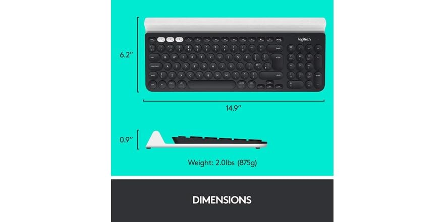 Logitech K780 Multi-Device Wireless Keyboard (Open Box)