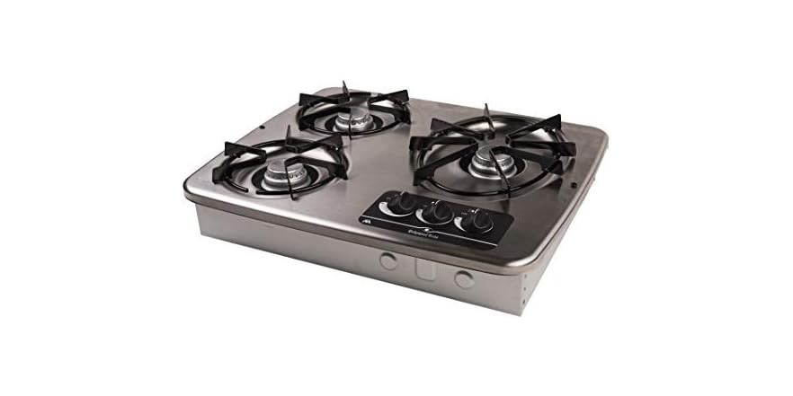 Atwood Stainless Steel 3 Burner Cooktop