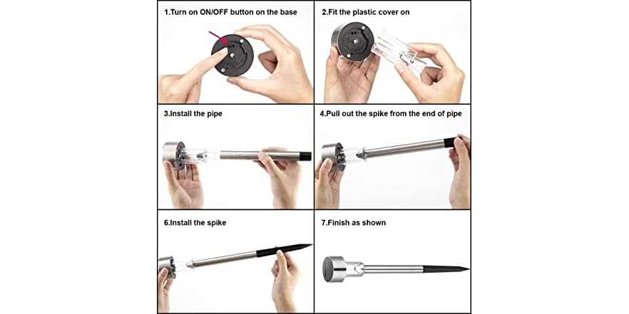 KODOO Solar Garden Outdoor Lights