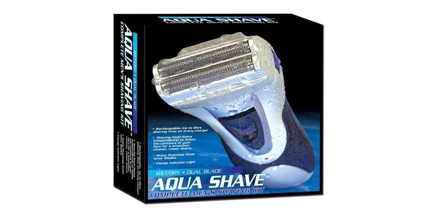 Aqua Shave Wet/Dry Dual Blade Shaver