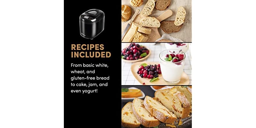 Elite Gourmet Maxi-Matic Programmable Bread Maker