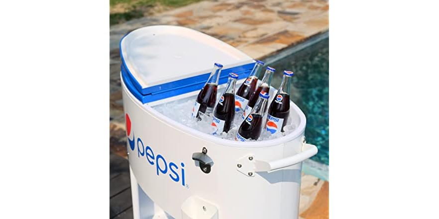 Permasteel Pepsi Outdoor Patio Cooler