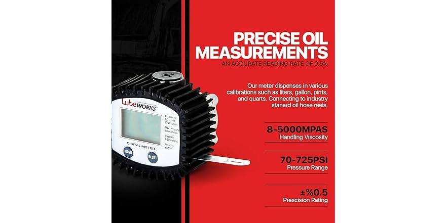 Lubeworks Oil Control Meter Digital