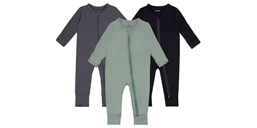 3 Pack Zipper Whole Body PJ's