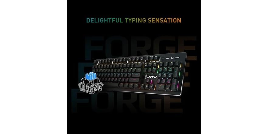 (NEW) MSI Forge GK300 Mechanical Keyboard