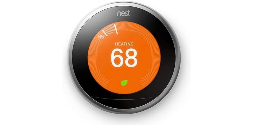 Google Nest 3rd Gen BH1252 Learning Wi-Fi Programmable Thermostat in ...