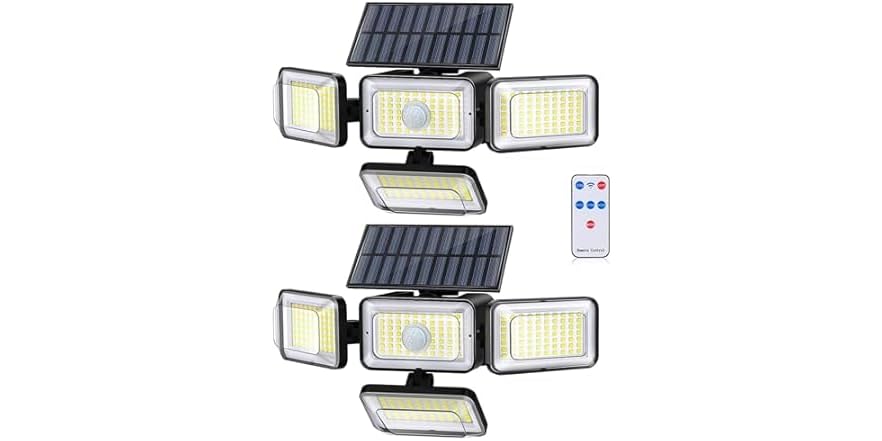 Mokot Solar Lights Outdoor- 2 Pack