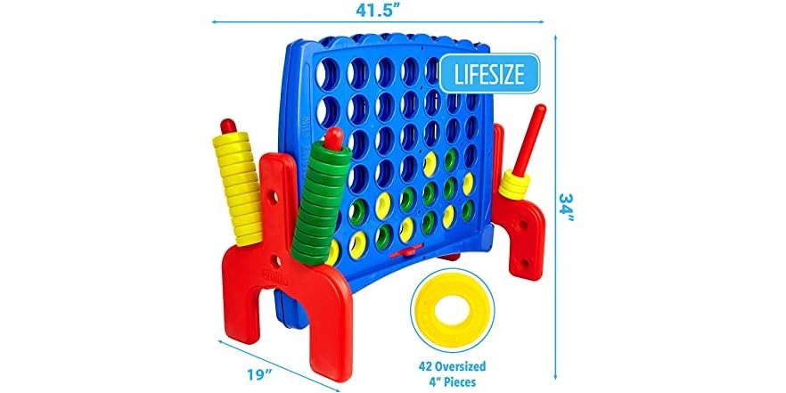Giant 4 to Score in a Row with Storage Carry Bag Included - (Open Box)
