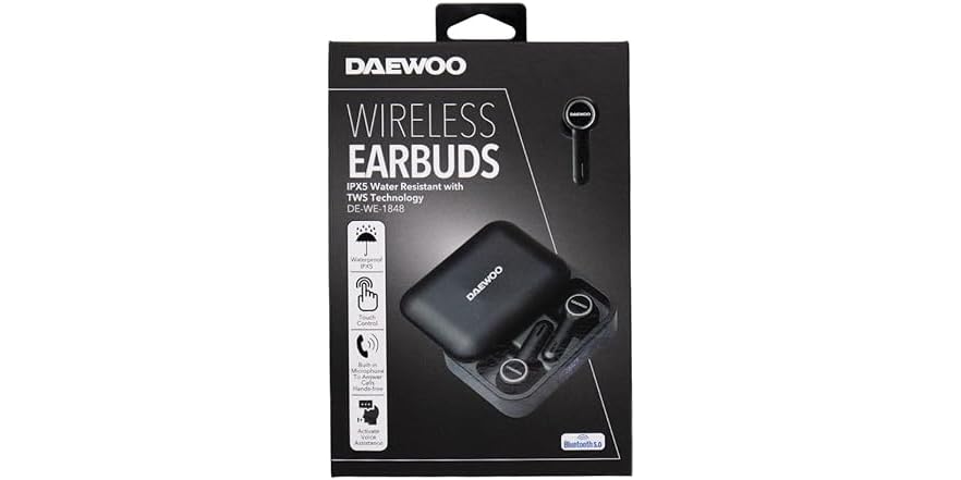 DAEWOO Wireless Bluetooth Earbuds (DE-WE-1848)