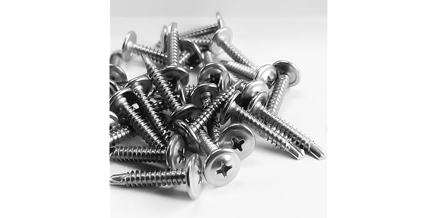 410 SS #8x1 Tapping Screws 100pcs