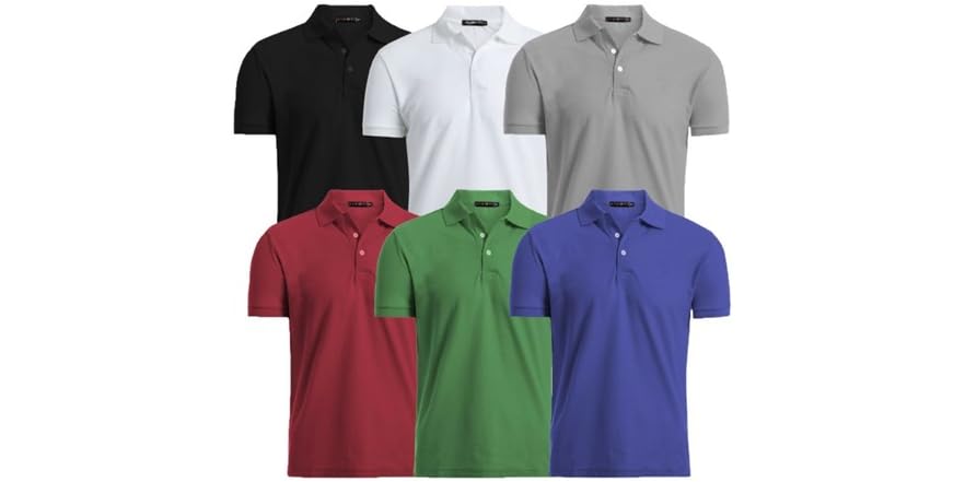 (3-Pack) Men's Assorted Polo Shirts
