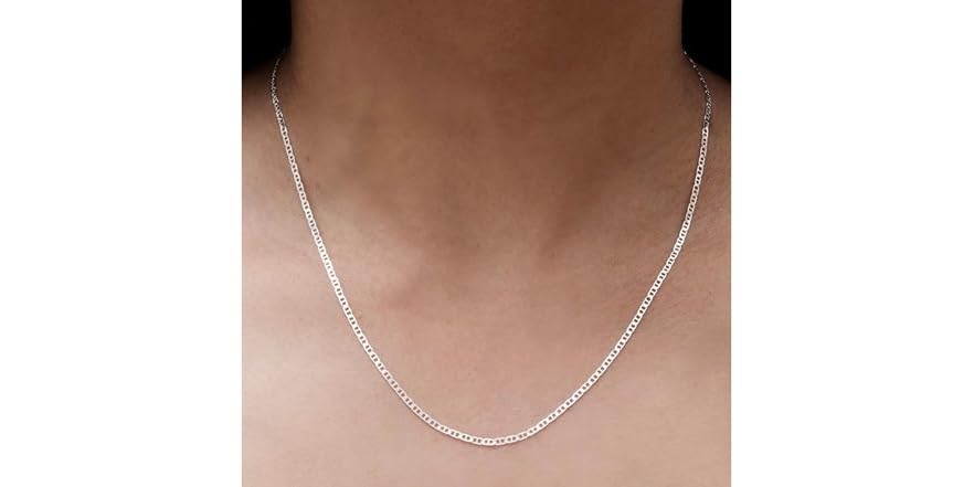 925 Sterling Silver 16-30" Mariner Chain