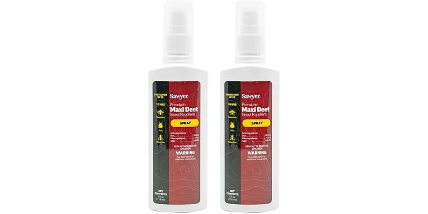 Sawyer Products Premium MAXI DEET, 100% DEET Insect Repellent