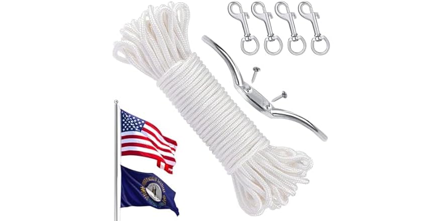 100ft Flag Pole Rope Kit