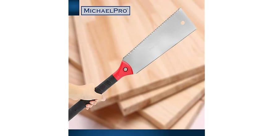 MichaelPro Japanese 10 Inch Double Edge Hand Saw