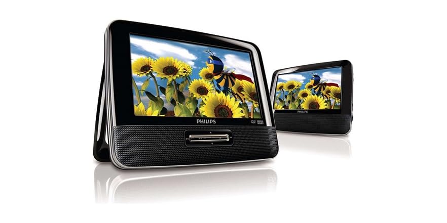 Philips 7" Dual Screen Portable DVD Player (Open Box)