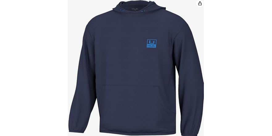 HUK Men Huk'd Fleece, Fishing Hoodie