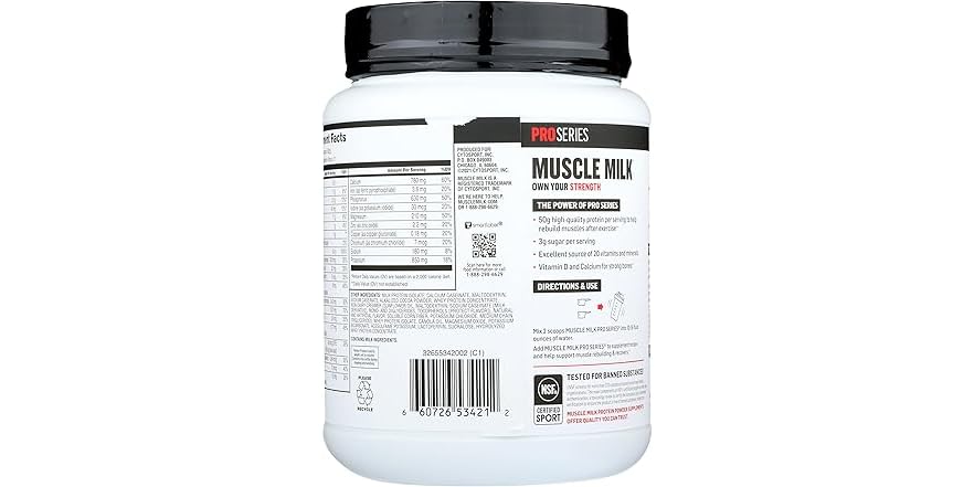 Muscle Mlk Pro Series 50 Knockout Chocolate, 2lb
