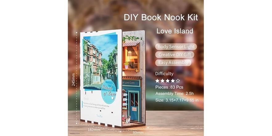 DIY 3D Book Nook Puzzles