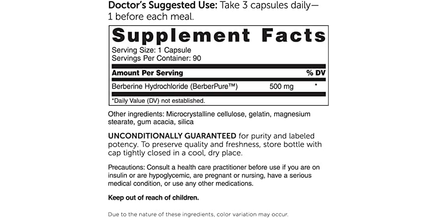 Dr. Whitaker's Berberine Supplement