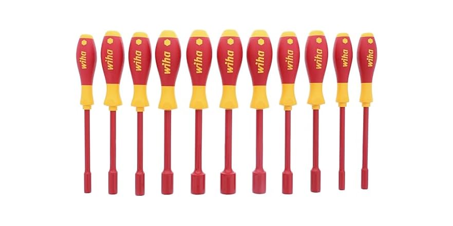 Wiha 32296 11pc1000V Insulated Nut Inch Driver Set