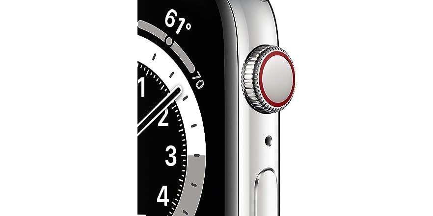 Apple Watch Series 6 (GPS + Cellular, 44mm) - Silv (Open Box)