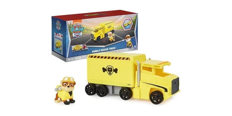 Paw Patrol Rubble Transforming Toy Trucks