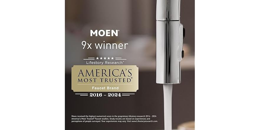 Moen Weymouth Shower Trim Kit & Rain Shower Head (Open Box)