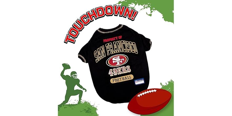 Pets First 49ers Dog T-Shirt