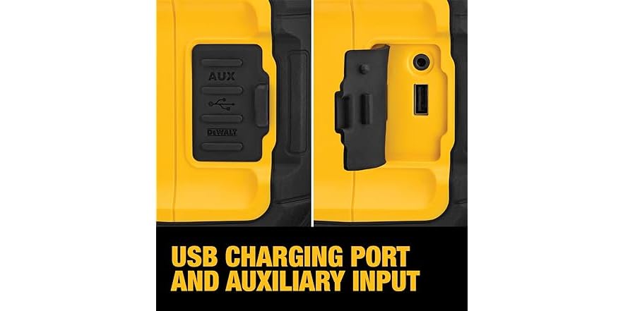 DEWALT DCR010 20V Max Bluetooth Speaker w/Batt/Chgr (Open Box)