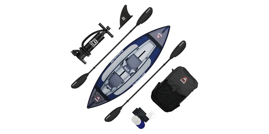 Avalanche Voyager 2P Inflatable Kayak Set