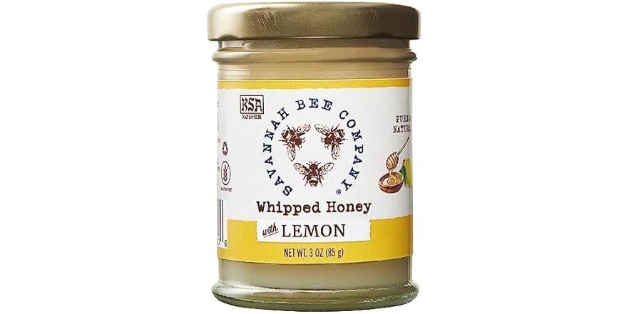 (4 Pack) Savannah Bee Company Whipped Honey 3oz - Lemon