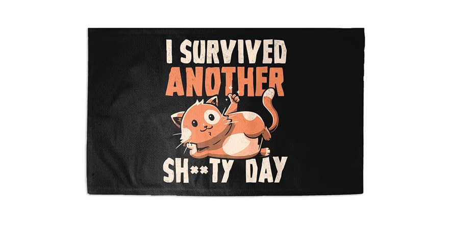 "I Survived Another Day" 3' x 2' Rug