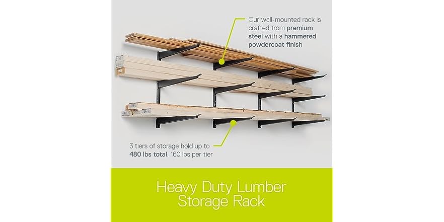 Delta HDRS1000 3-tier Heavy Duty Storage Rack