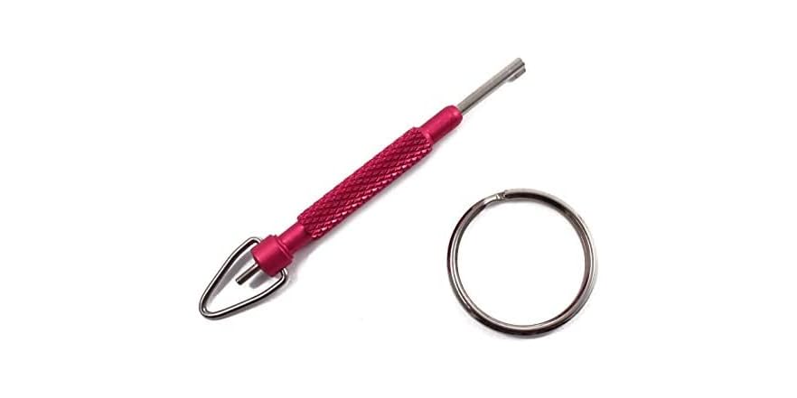 Round Swivel Handcuff Key Pink