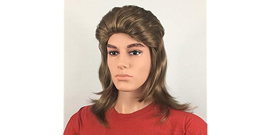 Premium Brown Mullet Wig