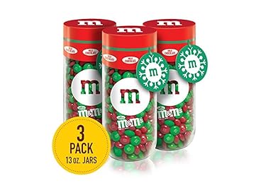 M&M's Christmas Jar, 3 Pack