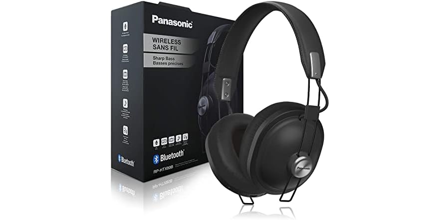Panasonic Retro Wireless Headphones w/Mic