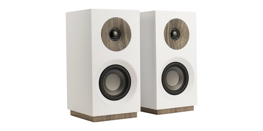 Jamo S 801 Bookshelf Speakers (Pair) - White