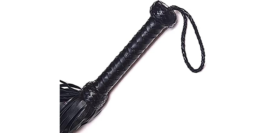 Synthetic Cowhide Leather Whip, 35 Tails, Flogger