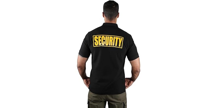 Security Polo Shirt, XL